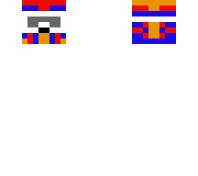 CJ KASK REDBULL CZERWONY | Minecraft Skin