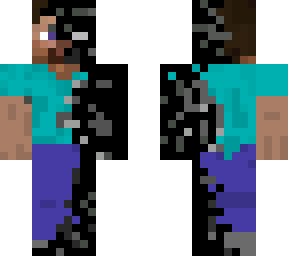 Corrupted Steve | Minecraft Skin
