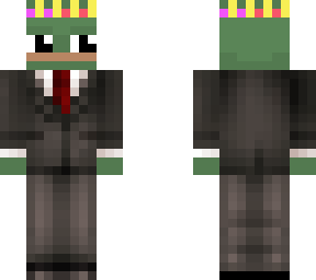 Pepe The Frog Crowned | Minecraft Skin