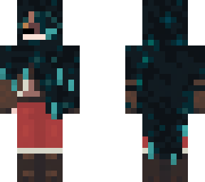 Seep Skulk Corruption phase 1 | Minecraft Skin