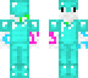 Backwards Diamond Blitz | Minecraft Skin