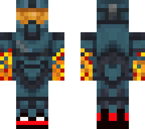 Blue Masterchief DRIP | Minecraft Skin