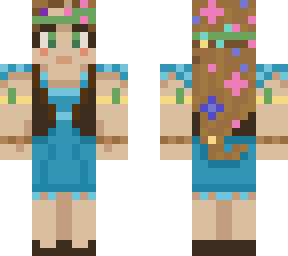 Flower Girl Minecraft Skin