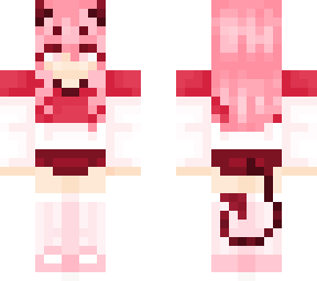 pink demon | Minecraft Skins