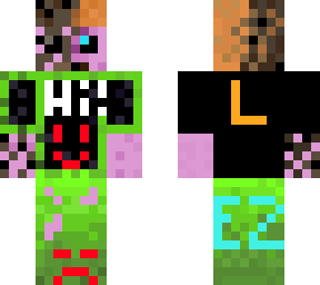 The Semi-Robot Skin | Minecraft Skin