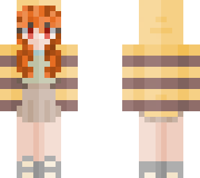 Bee Hoodie. | Minecraft Skin