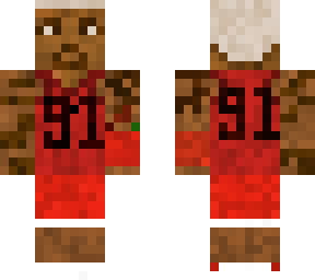 Dennis Rodman 1992 bulls | Minecraft Skin