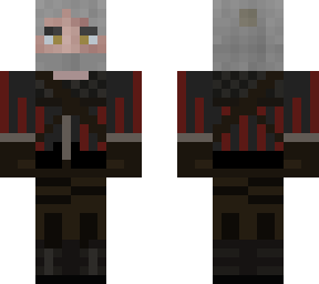 Geralt(Grandmaster's Wolf School Armor) | Minecraft Skin