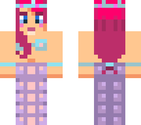 Mermaid - Xbox 360 Skin Pack 4 | Minecraft Skin