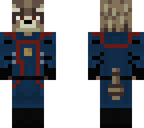 rocket raccoon | Minecraft Skins
