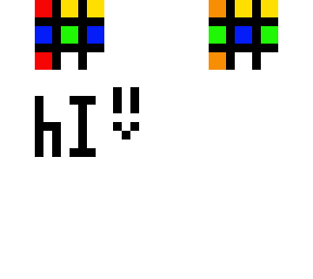 rubix cube scrambled | Minecraft Skin