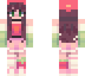 Strawberry Girl | Minecraft Skin