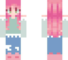 aesthetic pink | Minecraft Skins