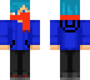 blue scarf boy | Minecraft Skin