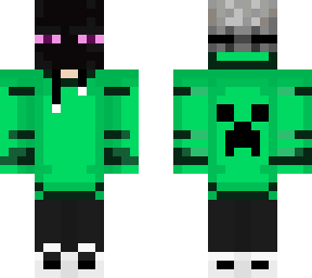 Creeper hoodie | Minecraft Skin