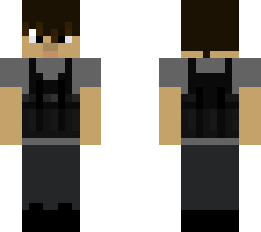 dreads wit bullet proof vest | Minecraft Skin