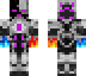 ELEMENTAL ENDER CYBORG IMPROVED | Minecraft Skin