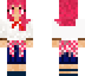 Fey in a school uniform | Minecraft Skin