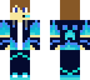 Great Blue Streamer | Minecraft Skin