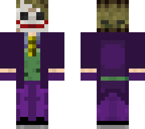 Joker (Heath Ledger) | Minecraft Skin