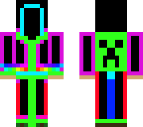 neon mage | Minecraft Skin