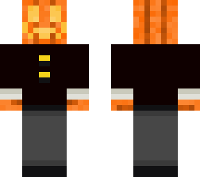 Pumpkin Man ( Oc Made by my good friend FnafBoy ) | Minecraft Skin