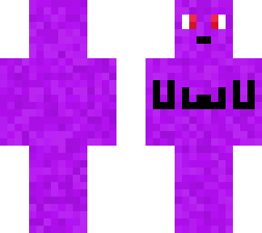purple UwU guy | Minecraft Skin