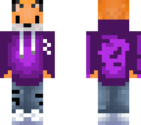 purpule fox | Minecraft Skin