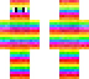Rainbow person :) | Minecraft Skin