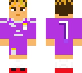 noodle hair ronaldo | Minecraft Skins