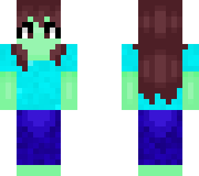 Zombie-chan (Dangoheart) | Minecraft Skin