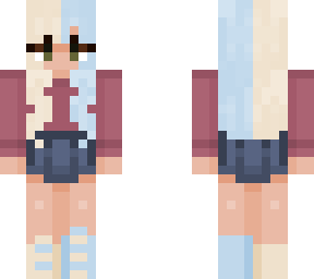 split dye hair | Minecraft Skins