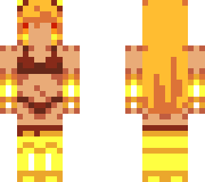 blaze girl | Minecraft Skins