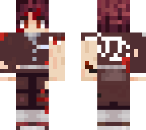 demon king tanjiro | Minecraft Skin