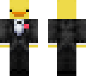 duck ina suit (remake) | Minecraft Skin