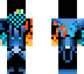 fire water boy | Minecraft Skins