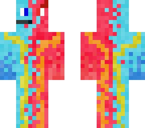 half water half fire | Minecraft Skins