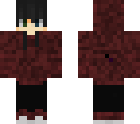 maroon hoodie | Minecraft Skin