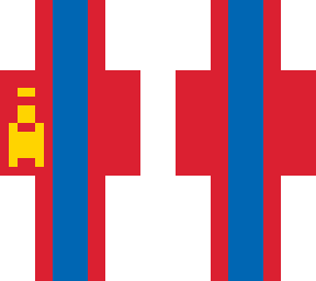Mongolia Flag | Minecraft Skin
