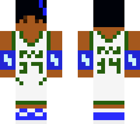 Myself in Milwaukee Bucks | Minecraft Skin