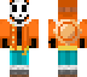 orange shy guy | Minecraft Skins