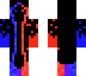 blue and red | Minecraft Skin