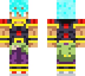 blue broly | Minecraft Skin