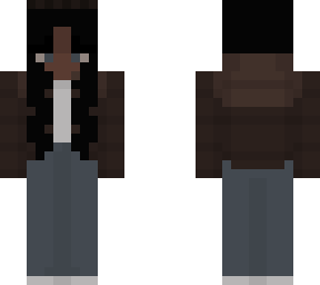 Brown puffer jacket | Minecraft Skin