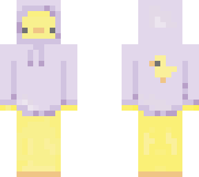 duck cute hoodie purple popular | Minecraft Skins