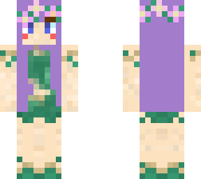 Ldshadowlady's nature skin (Purple hair) | Minecraft Skin