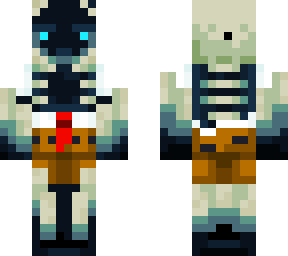 Serious Sculkbeebob | Minecraft Skin