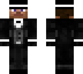 Tuxedo Steve | Minecraft Skin