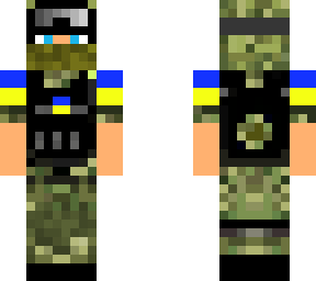 Ukraine- Solder | Minecraft Skin