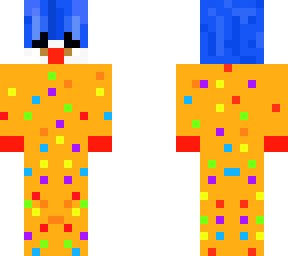 worried clown | Minecraft Skin